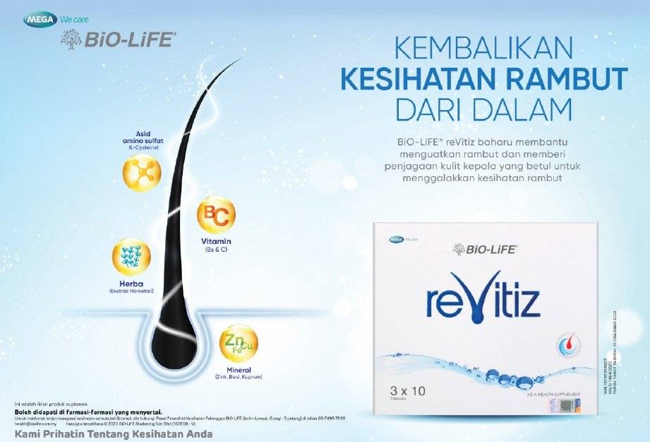Bio-Life Revitiz 30's (For Healthy Hair Growth)