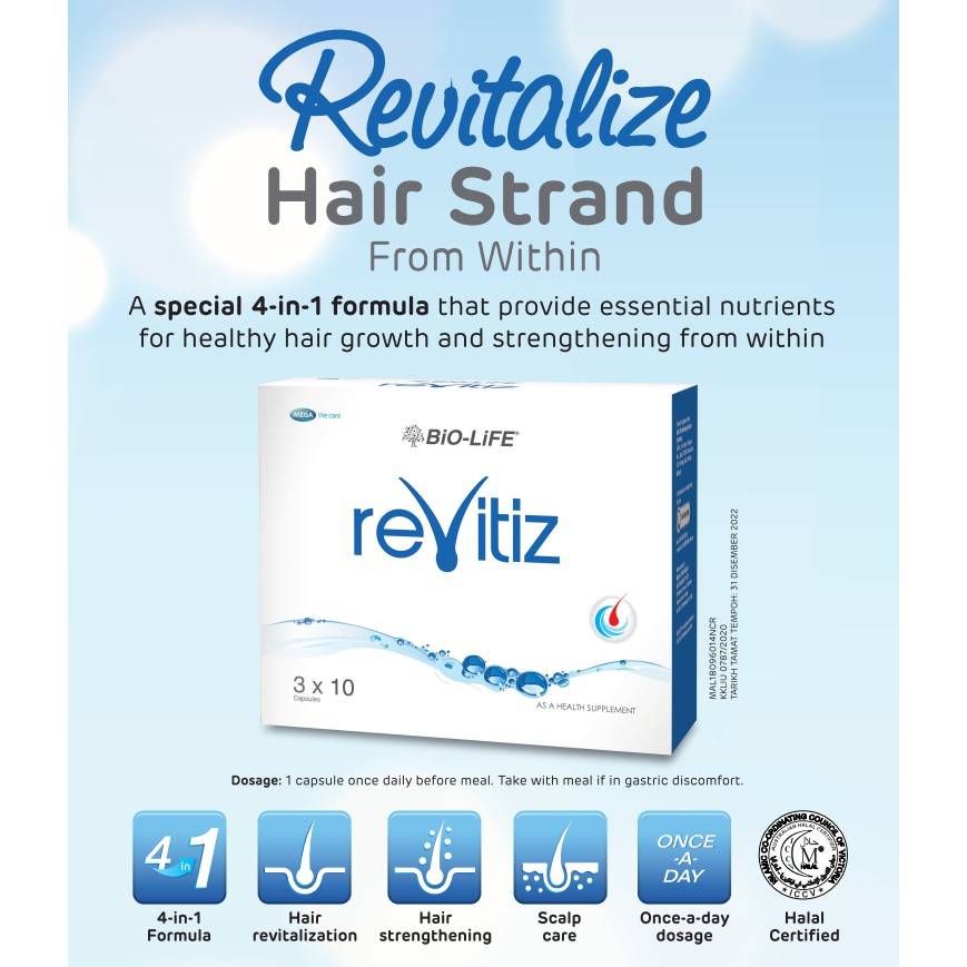 Bio-Life Revitiz 30's (For Healthy Hair Growth)